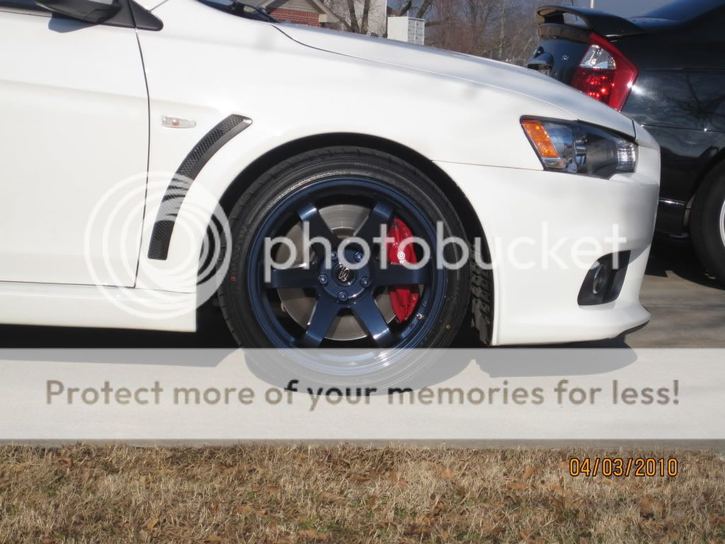 WW Evo X with Cosmic Blue Rota Grids | Mitsubishi Lancer Evolution Forum