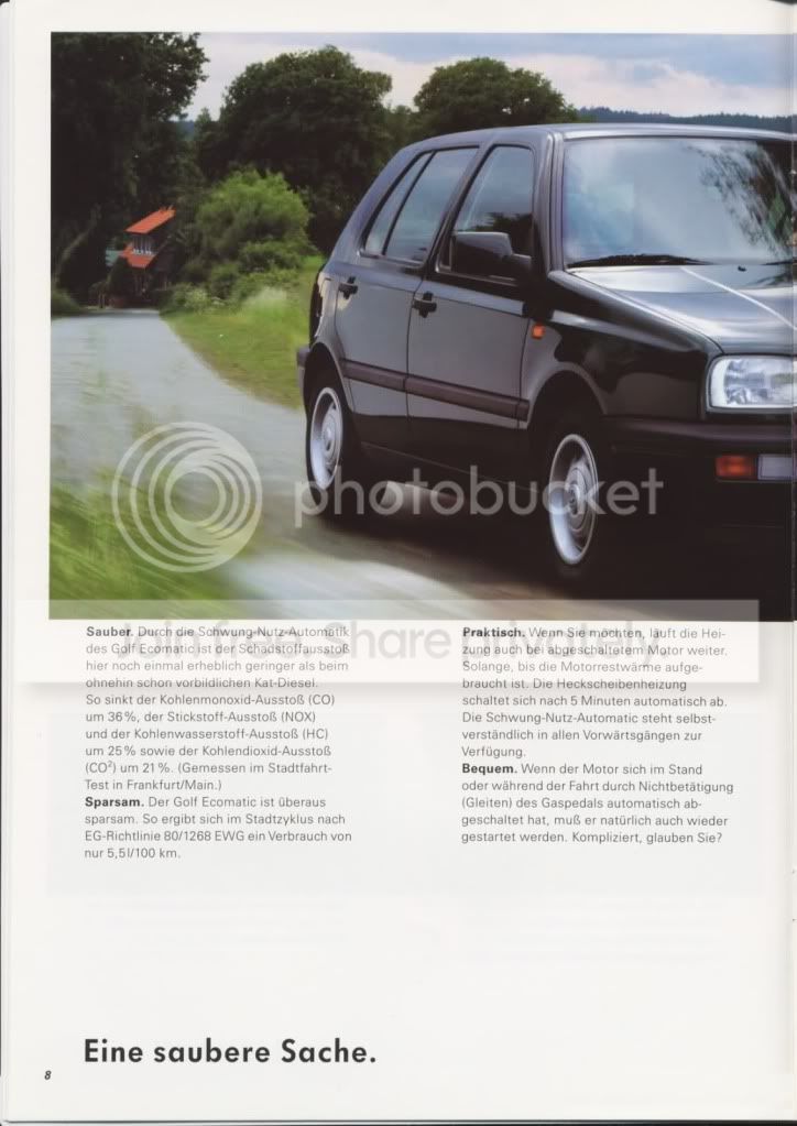 Tecnologías que vuelven: Golf III Ecomatic 1993 - Forocoches
